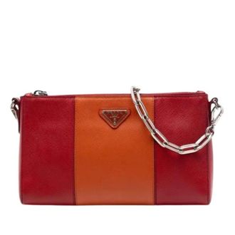 Prada Sac bandouli&egrave;re Saffiano Pre-owned - Femme - Pre-owned - Multicolore - Taille: ONE Size