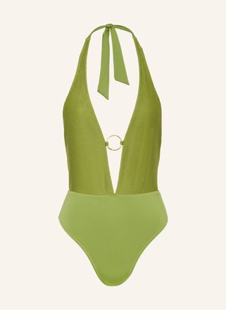 Banana Moon Banana Moon Couture Neckholder-Badeanzug Suncres Caititu Mit Glitzergarn gruen