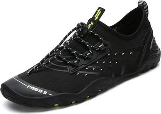 Saguaro Chaussure deau Homme Femme Chaussures Aquatiques Respirant Séchage Rapide Chaussures de Plage, Fashion Noir 36