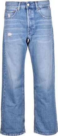 Replay Femme, Jeans, Bleu, Taille: W25 Jeans droits