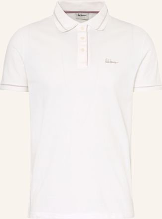 Luis Trenker Piqu&eacute;-Poloshirt Luberneto weiss