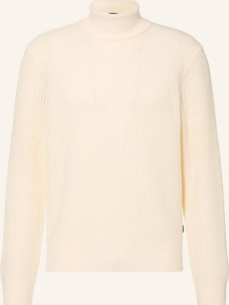 HUGO BOSS Rollkragenpullover Fioccolo weiss