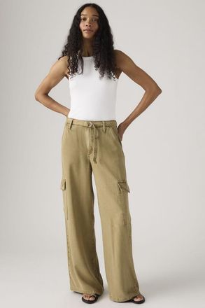 Levi's Pantalon Baggy Dad Cargo - Femme - Marron / Drapey Kelp Gd - 23X32