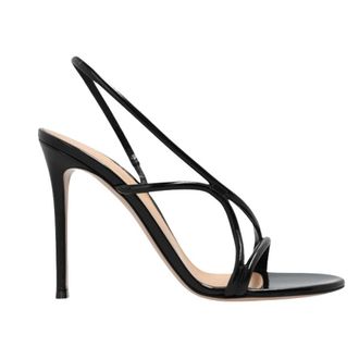 Gianvito Rossi 115mm Ledersandalen - - Shoes - Damen - Schwarzk - 38 1/2 EU
