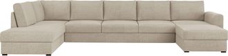 Mirjan24 Ecksofa Wilma Large Premium, 2 Bettkasten und Schlaffunktion Schlafsofa Bettsofa Eckcouch Polsterecke Sofa Couch Wohnlandschaft (Maya 03, Seite: Links