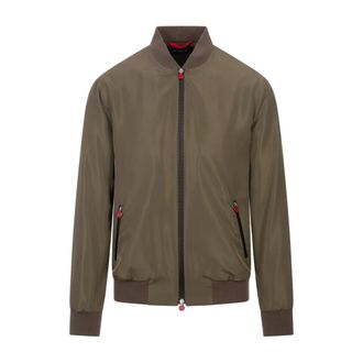 Kiton Homme, Vestes, Brun, Taille: 4XL Sea Bomber Jacket