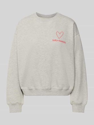 Lollys Laundry Sweatshirt mit Label-Print Modell Sydney