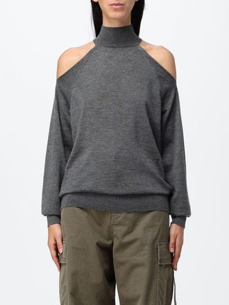 Fendi Rollkragenpullover aus reinem Kaschmir mit Cut-Out-Detail und &uuml;berschnittenen Schultern
