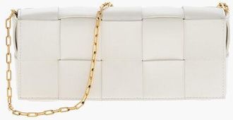 Bottega Veneta Braided Leather Rectangular Bag with Chain Gr&ouml;&szlig;e Unica