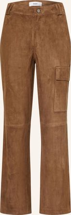 BA&SH Ba&Sh Cargohose Sita Aus Leder braun