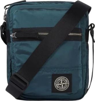 Stone Island Homme, Sacs, Bleu, Taille: ONE Size Pouch