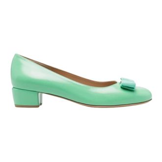 Ferragamo Vara Escarpins - Femme - Chaussures - Vert - Taille: 35 EU