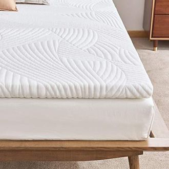 Sweetnight Surmatelas 180x200 cm en Mousse &agrave; M&eacute;moire de Forme de Gel - &Eacute;paisseur 5cm, Matelas 2 Personnes, Moelleux