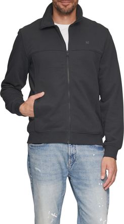 s.Oliver Sweatjacke mit Stehkragen und Logo-Detail