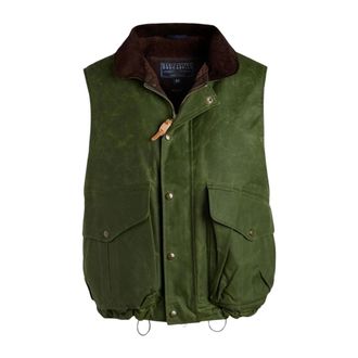 Manifattura Ceccarelli Gilet Doubl&eacute; Alligator 7917Wx - Homme - Vestes - Vert - Taille: 3XS