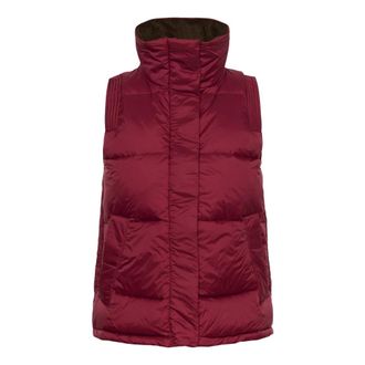 Inwear Gilet Halifax Duvet - Femme - Vestes - Rouge - Taille: 36 FR