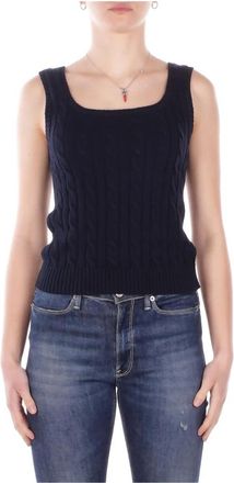 Ralph Lauren Femme, Tops, Bleu, Taille: 36 FR Canotta
