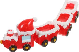 Cabilock Miniatur Weihnachtsdekorationen Mini-weihnachtsschmuck Requisiten Zum Basteln Harzmaterialien Naturgetreue Ornamente Weihnachtsminiaturen F&uuml;r Dorf Kre