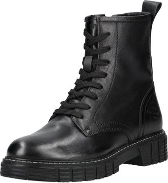 s.Oliver Damen Schnürstiefel ohne Absatz aus Leder Winter, Schwarz (Black), 40 EU