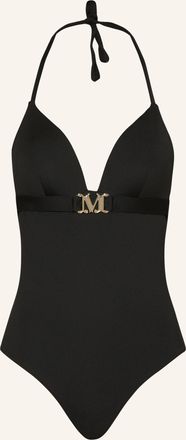 Max Mara Max Mara Beachwear Neckholder-Badeanzug Cecillia schwarz