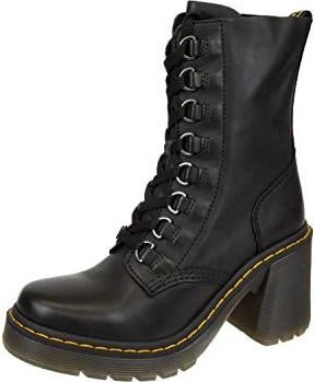 Dr. Martens Bottes ChesneyFashion pour femme, Noir Sendal Nappa, 37 EU