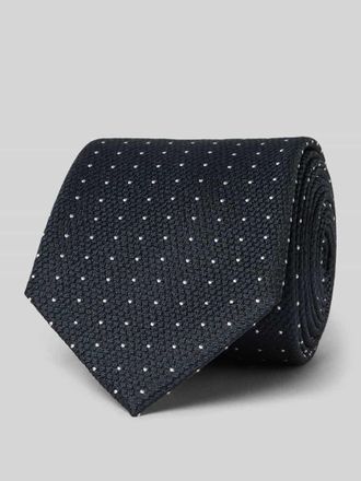 Willen Krawattenfabrik Krawatte aus reiner Seide mit Label-Detail