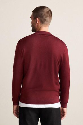 Next Langarm-Poloshirt Regular Fit Signature Langarm-Poloshirt mit RV (1-tlg)