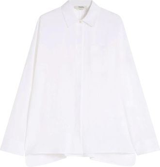 Max Mara Femme, Blouses et Chemises, Blanc, Taille: 36 FR Casacca