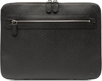 Louis Vuitton Clutches - Taiga Vladimir Portfolio - Gr. unisize - in Schwarz - f&uuml;r Damen