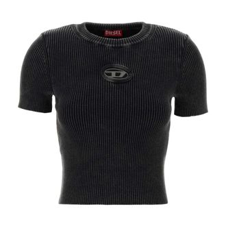Diesel Femme, Pulls, Noir, Taille: 42 FR M-Anchor T-shirt