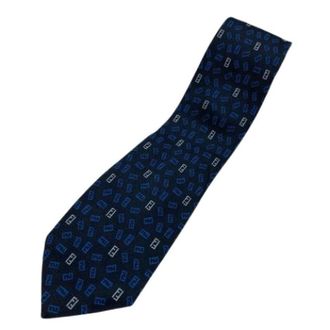 Fendi Pre-owned Krawattenschal - - Pre-owned - Herren - Blau - ONE SIZE