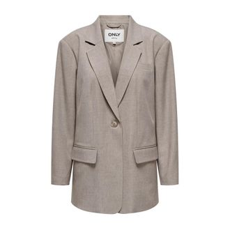 Only Onllinda LS Boyfr Mel Blazer - - Jackets - Damen - Grau - M