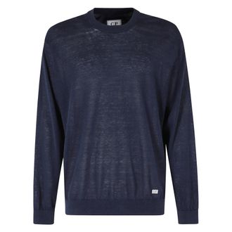 C.P. Company Strickware Rundhals in Flax - - Knitwear - Herren - Blau - XL