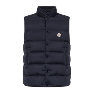 Moncler Tibb Daunenweste - - Jackets - Herren - Blau - 3XL