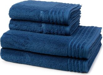 Vossen 4 teiliges Frottier-Set - Vienna Style Supersoft (2 X Handtuch 2 X Duschtuch im Set) - 620 g/m2 - Baumwolle - Frottee - saugstark - weich und flauschi