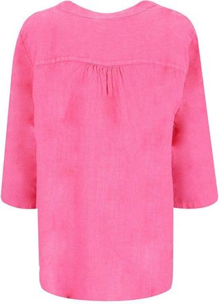 Hajo Blusentop Bluse Soft Linen 3/4 Arm