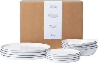 Broste Copenhagen Broste Copenhagen 80019733 Salt Geschirrset, Steingut Weiß