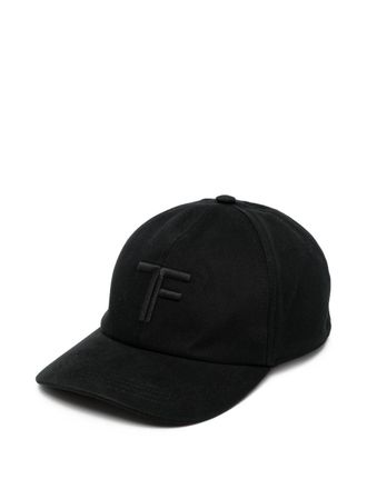 Tom Ford Casquette de baseball en toile avec logo Tom Ford