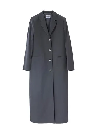 Moschino Manteau Long - Noir