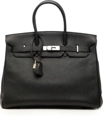 Hermès Crossbody Bags - Togo Birkin Retourne 35 - Gr. unisize - in Schwarz - für Damen