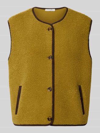 Christian Berg Relaxed Fit Weste mit durchgehender Knopfleiste