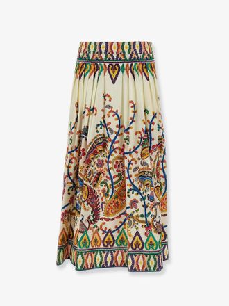 Etro Multicolor cotton skirt - ETRO - gender_Woman