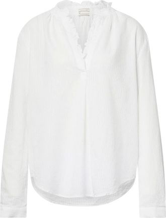 Massimo Alba Femme, Blouses et Chemises, Blanc, Taille: 38 FR Blouses