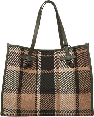 Gianni Chiarini Shopper & Totes - Shopper With Check Pattern - Gr. unisize - in Grau - für Damen
