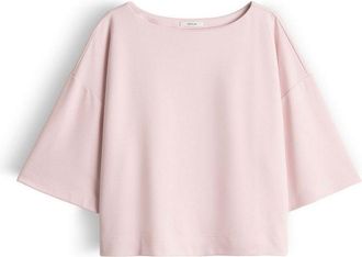 OPUS Kurzarmshirt Boxy Jerseyshirt aus Viskose Mix Weite Passform, Pull-on, Kurzarm