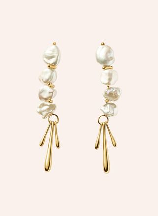 Missoma Missoma Ohrh&auml;nger Keshi Pearl Drop By Glambou gold