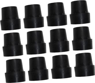 Cabilock 12 Stück Teiliges Rutschfester Trampolin Beinabdeckungen aus Langlebigem Gummi Geräuschdämpfende Schutzkappen für Trampolinpfosten Sichere Anti Skid E