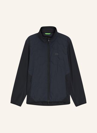 HUGO BOSS Casual Jacke Ow_Goc Chip Regular Fit blau