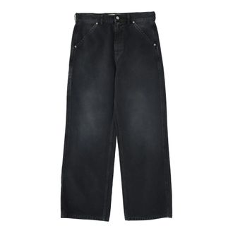 Marni Canvas-Hosen mit Flaggen-Patch - - Jeans - Herren - Schwarzk - S