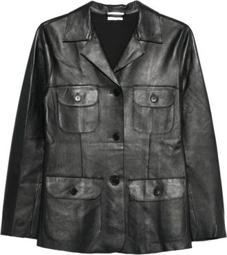 P.A.R.O.S.H. P.a.r.o.s.h., Femme, Vestes, Bleu, Taille: 42 FR Macio Flap-Pocket Jacket